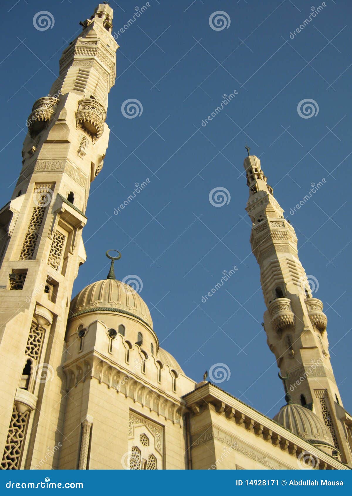 The El-mogamma Mosque in Port-Said (Egypt) Stock Image - Image of egypt ...