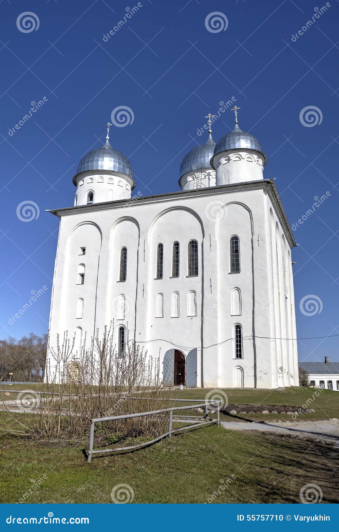 El Monasterio De San Jorge (Yuriev) Foto de archivo - Imagen de nvgorod ...
