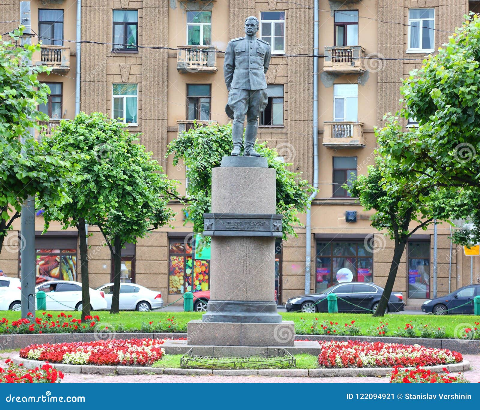 El Monumento Para Formar a Govorov Imagen de archivo - Imagen de ...
