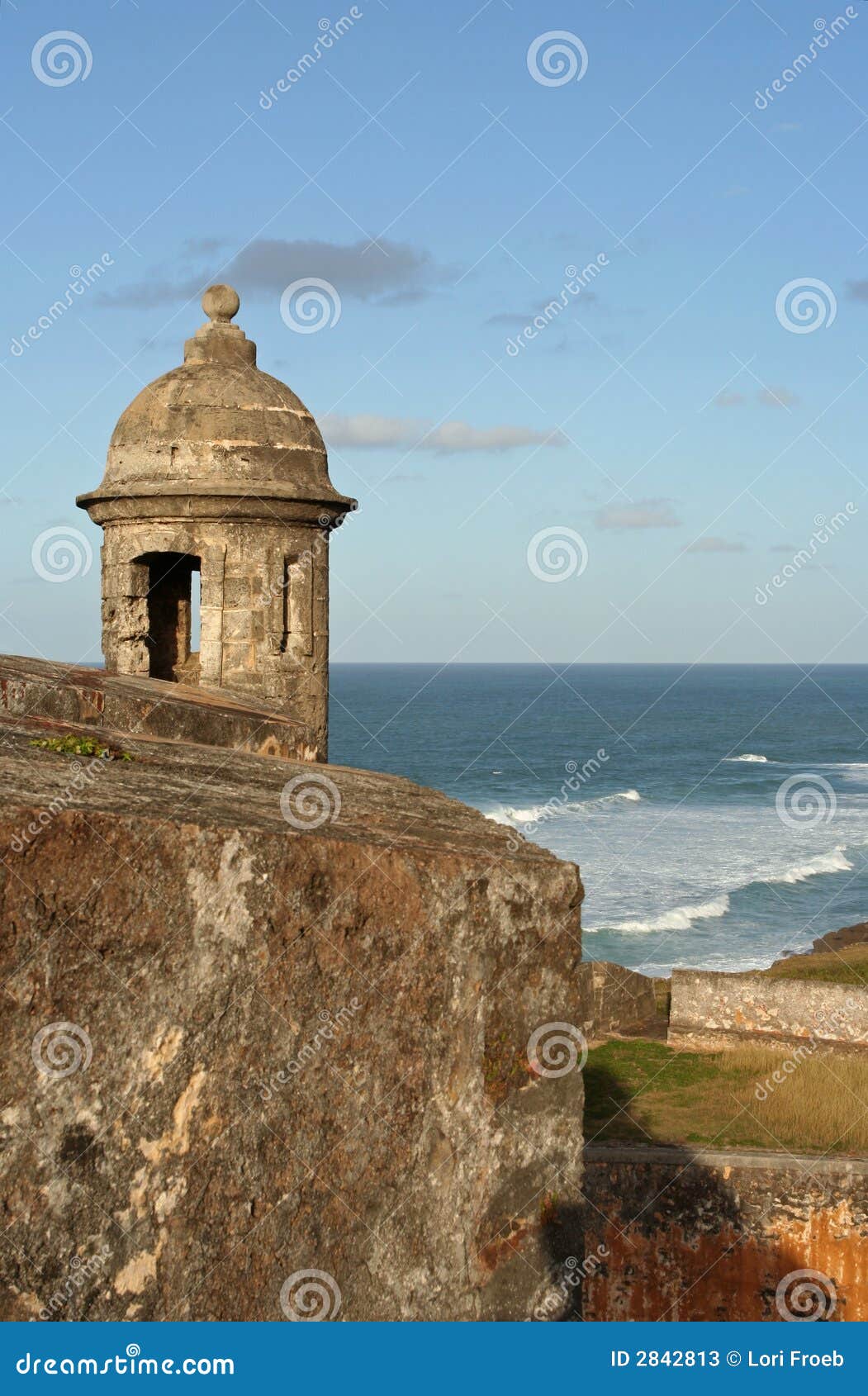 El Morro Fort Garita stock image. Image of coast, tower - 2842813