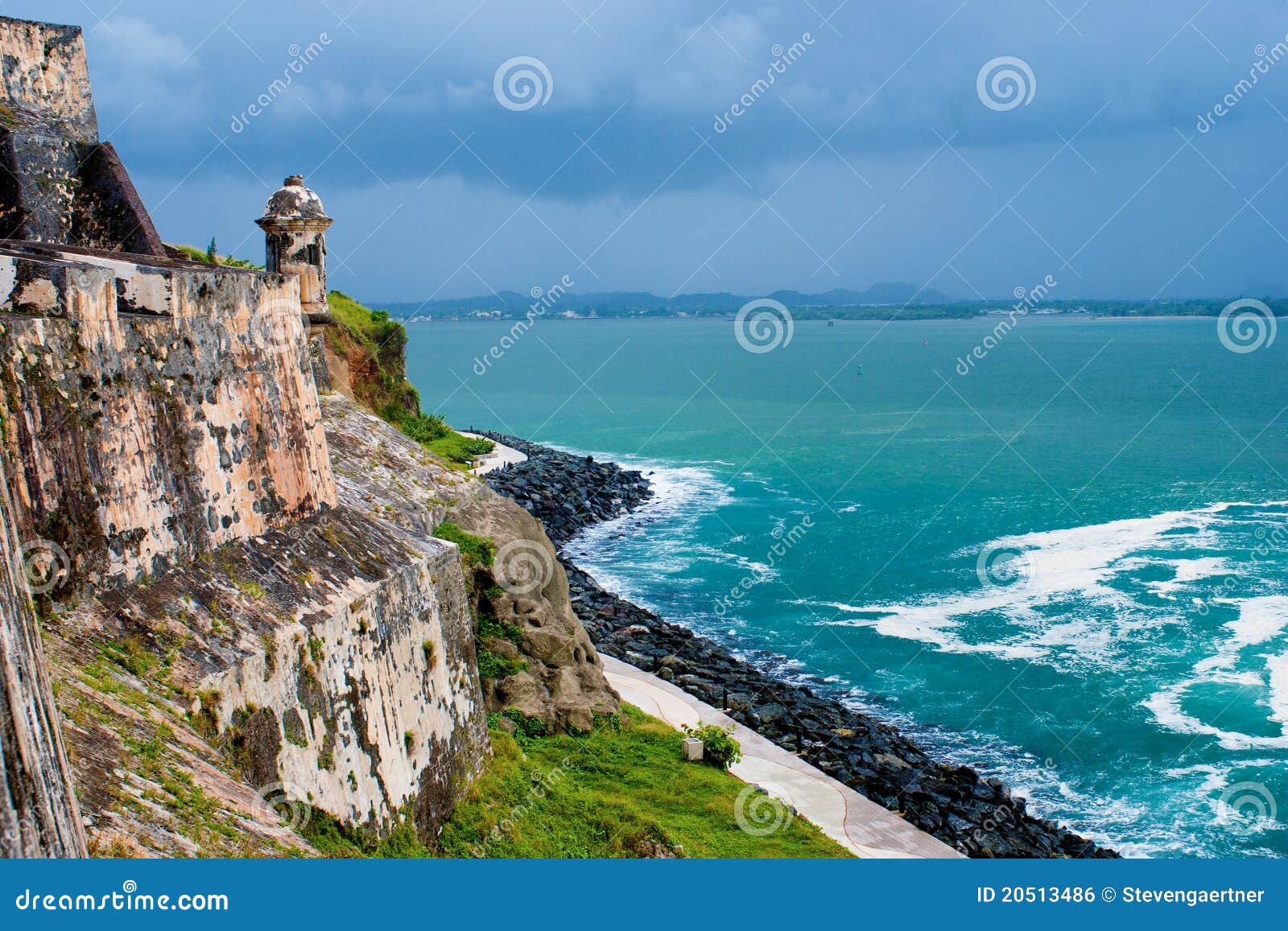 El morro, puerto rico stock photo. Image of historical - 20513486