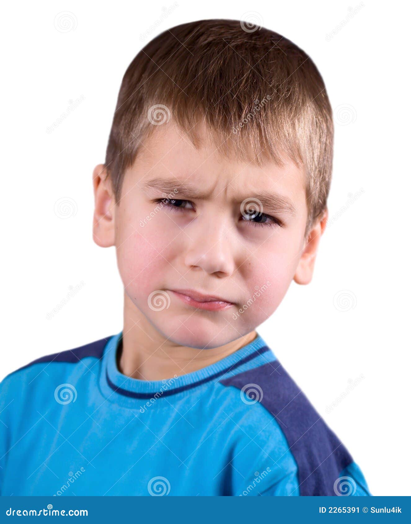 El Muchacho De Mirada Descontento Imagen de archivo - Imagen de dolor ...