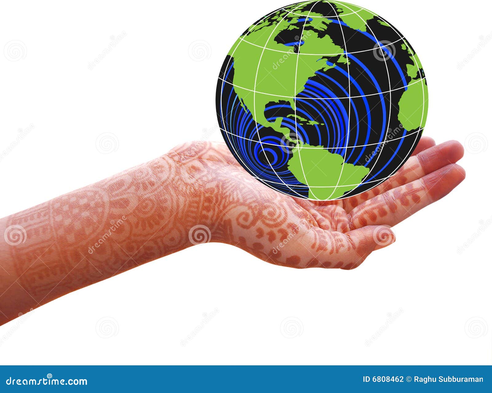 El Mundo Está En Nuestras Manos Ilustración del Vector - Ilustración de ...