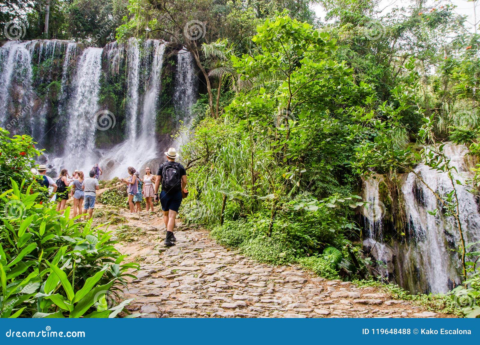 El Nicho waterfall, Cuba editorial stock photo. Image of destination ... El Nicho waterfall, Cuba editorial stock photo. Image of destination ...