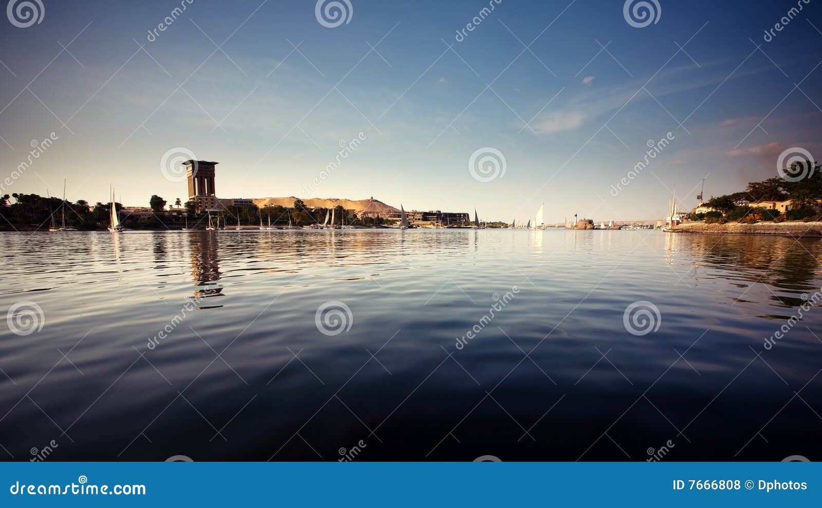 El Nilo foto de archivo. Imagen de color, paisaje, recorrido - 7666808