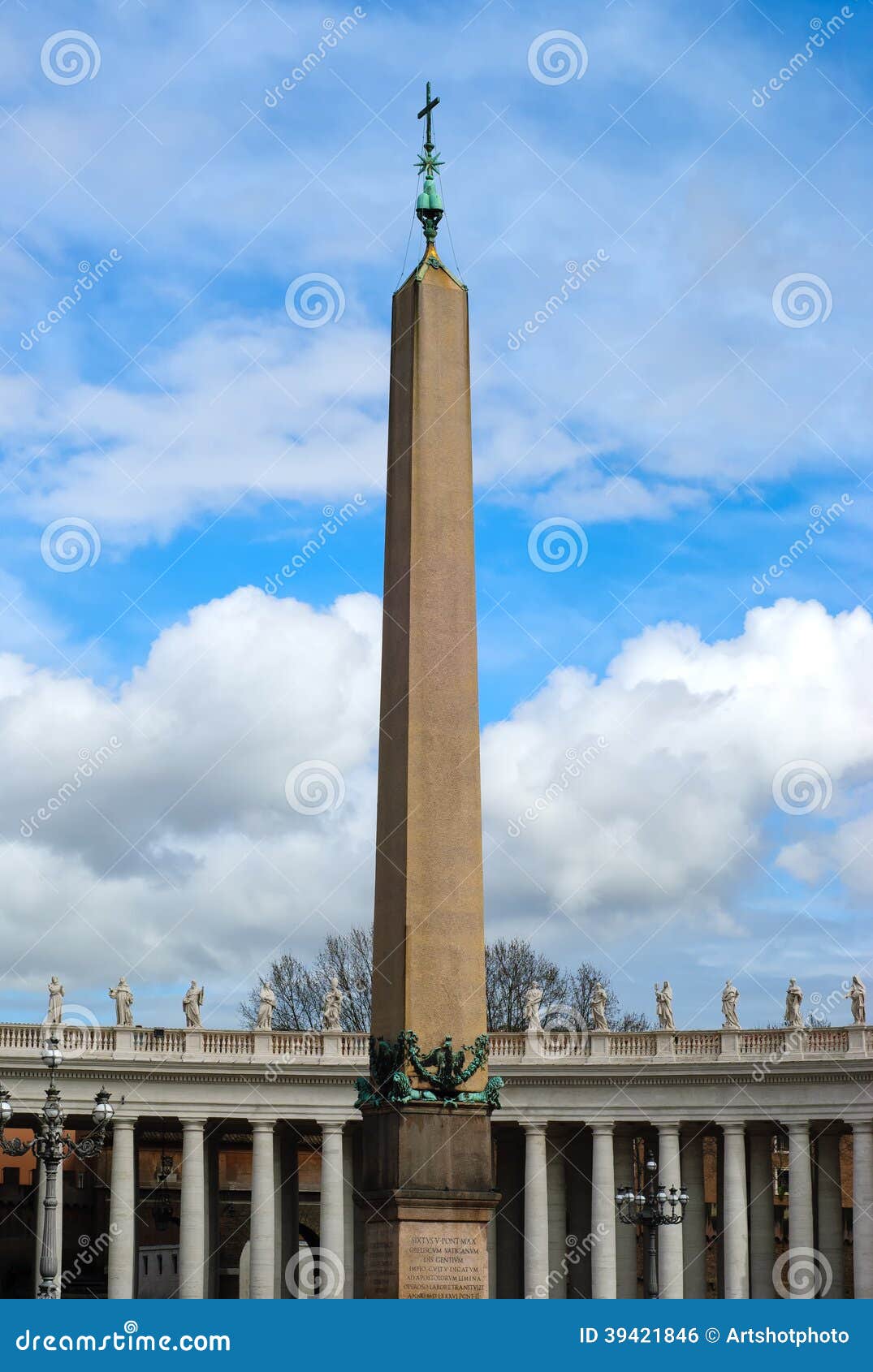 El Obelisco Egipcio, Vaticano, Roma, Foto de archivo - Imagen de romano ...