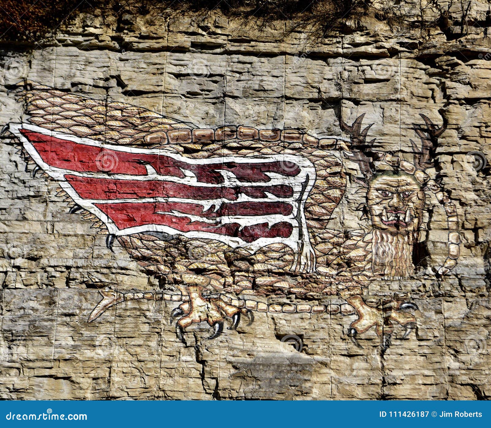 El pájaro de Piasa fotografía editorial. Imagen de invierno - 111426187