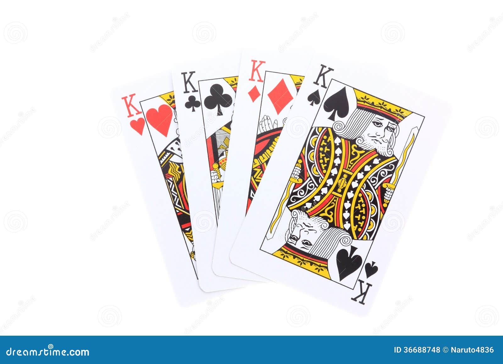 El póker carda a reyes foto de archivo. Imagen de ocultado - 36688748