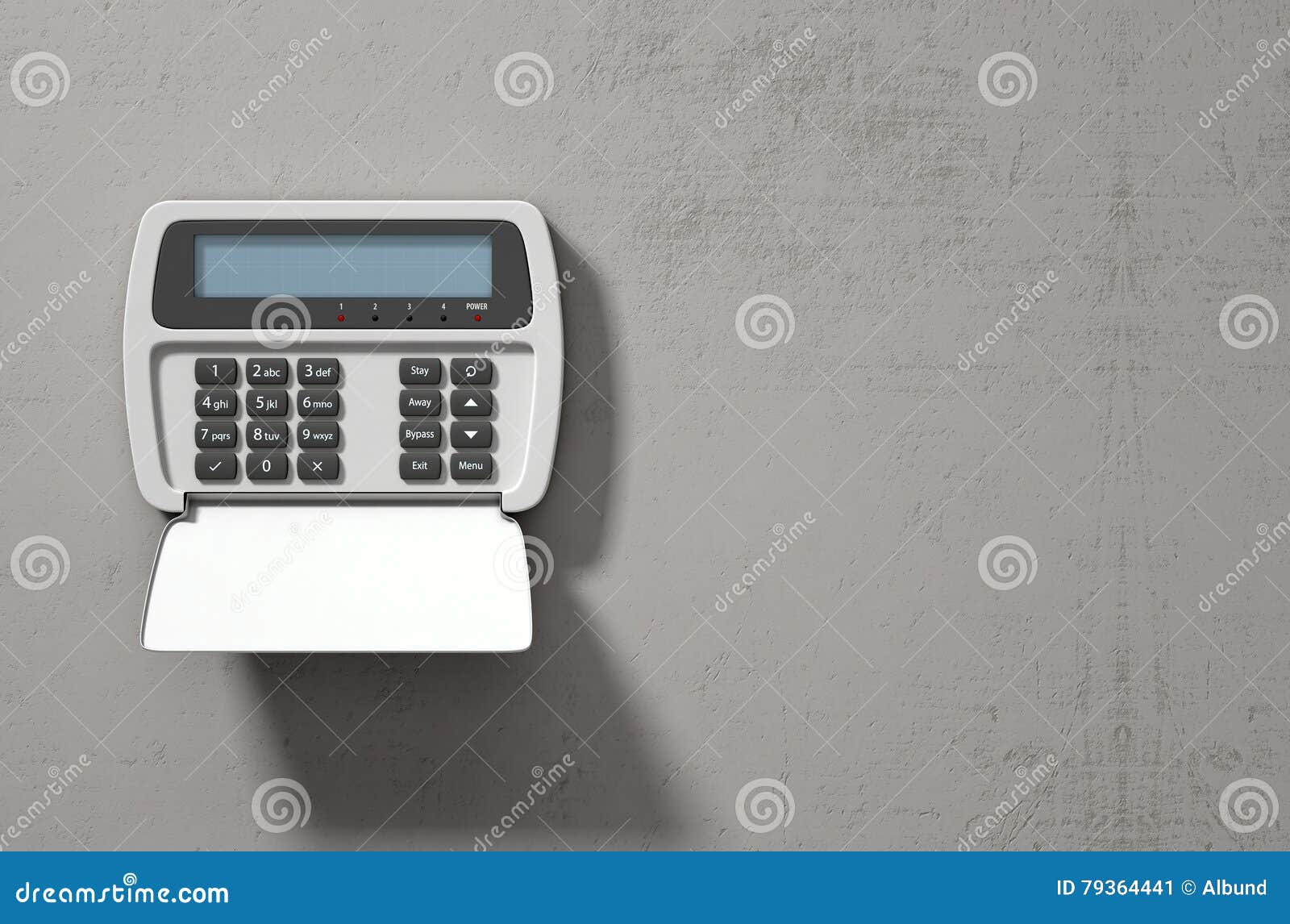 El Panel Del Sistema De Seguridad Stock de ilustración - Ilustración de ...