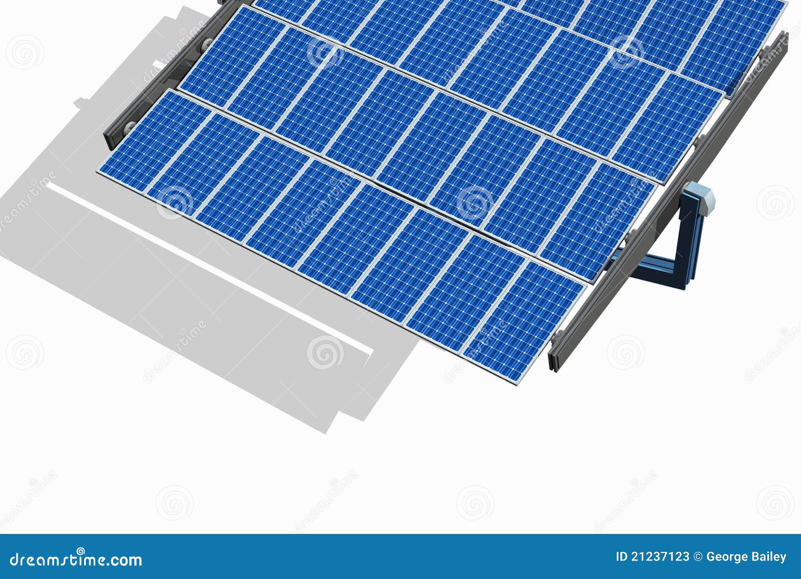 El panel solar en blanco stock de ilustración. Ilustración de ...