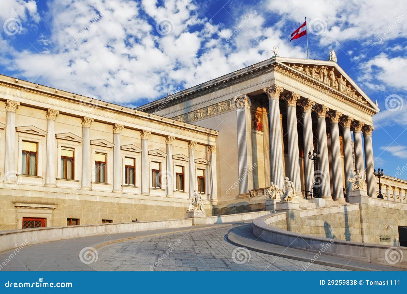 El Parlamento Austríaco En Viena - Austria Foto de archivo - Imagen de ...
