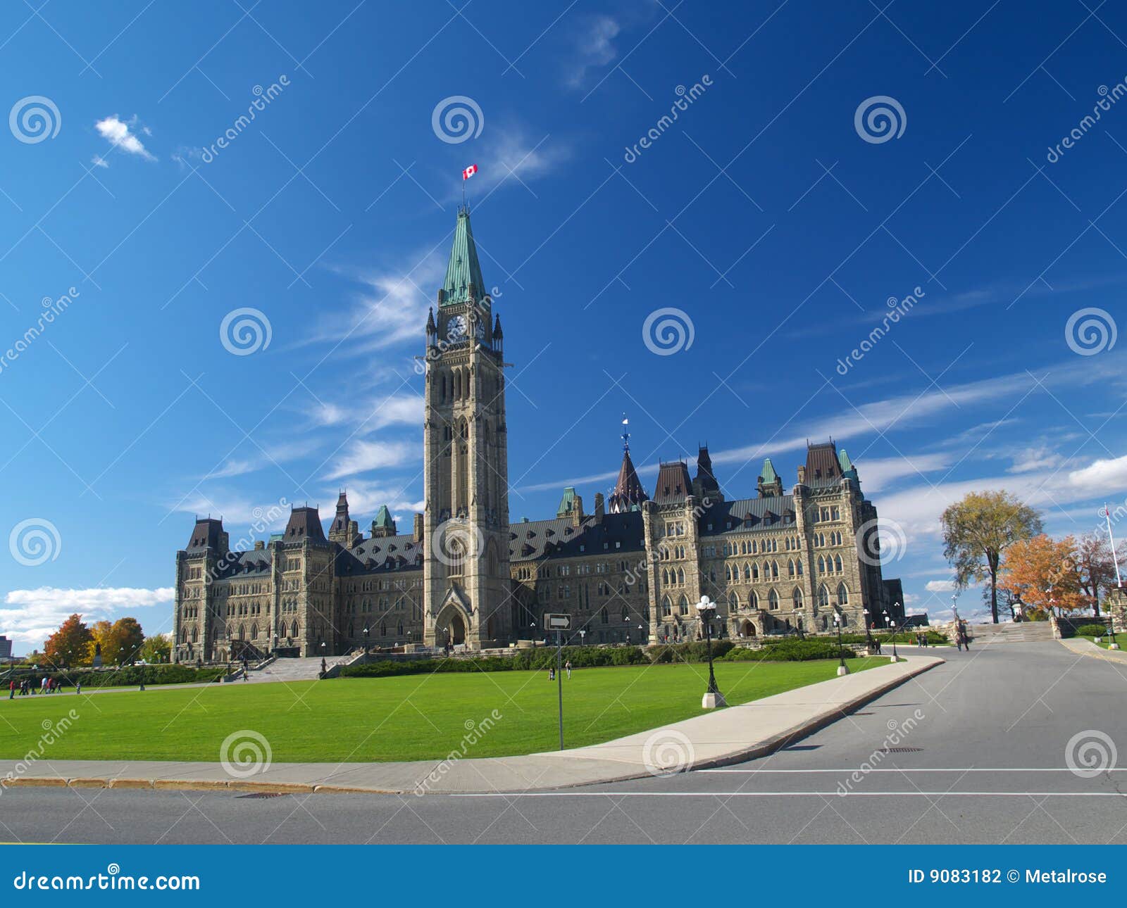 El parlamento canadiense foto de archivo. Imagen de historia - 9083182
