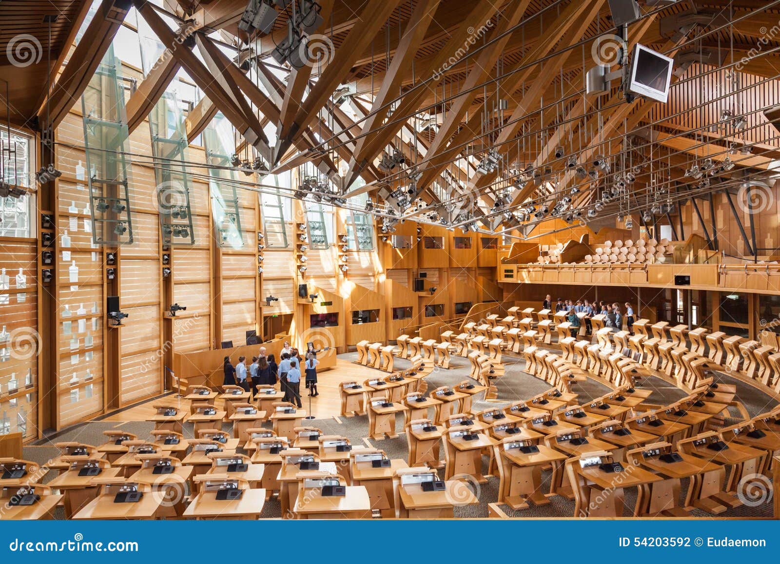 El Parlamento Escocés En Edimburgo, Escocia Fotografía editorial ...