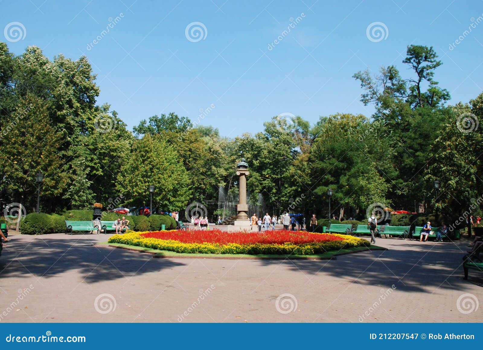 El Parque Central Stefan Cel Mare En Chisinau Fotografía editorial ...