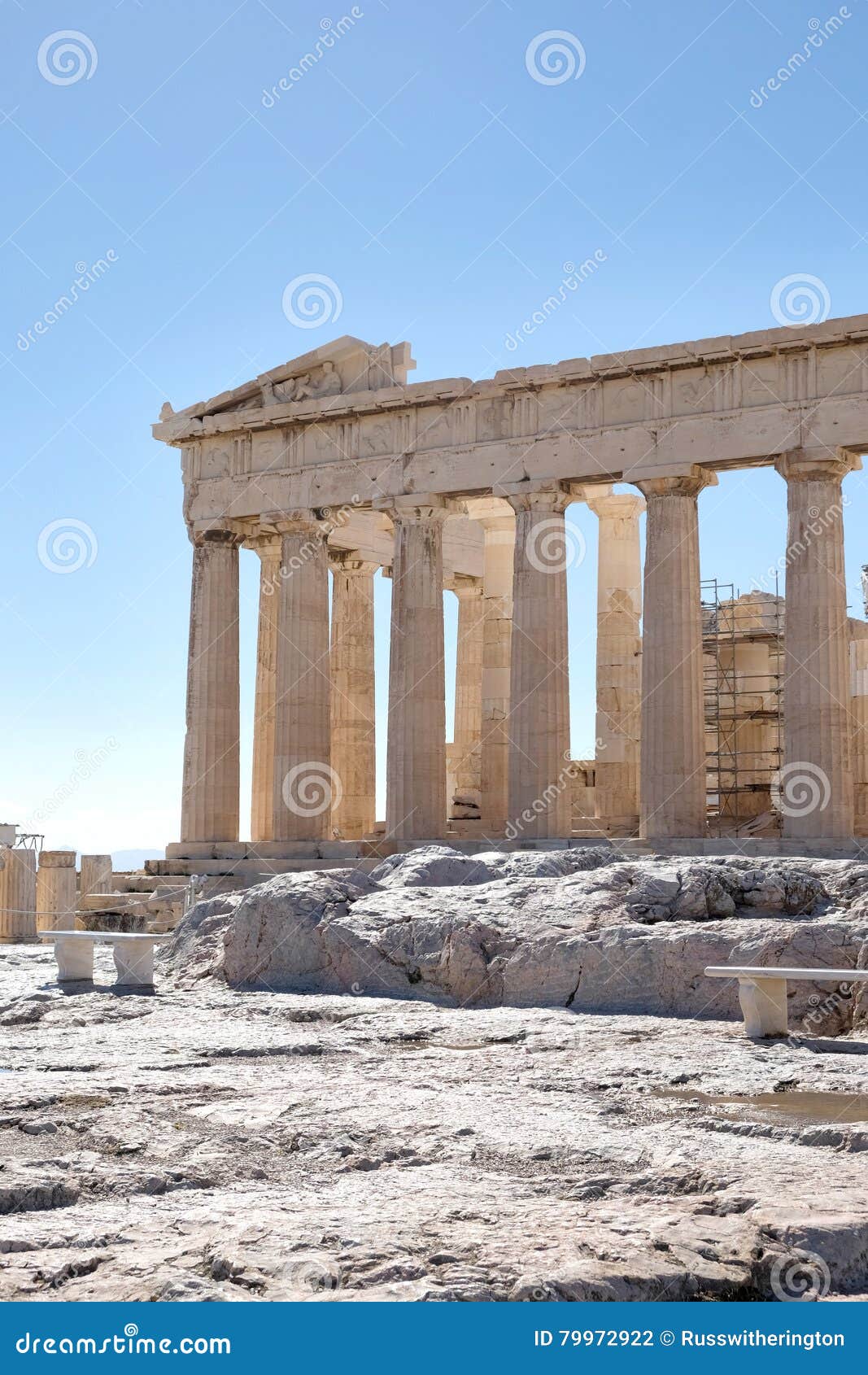 El Parthenon foto de archivo. Imagen de templo, columnas - 79972922
