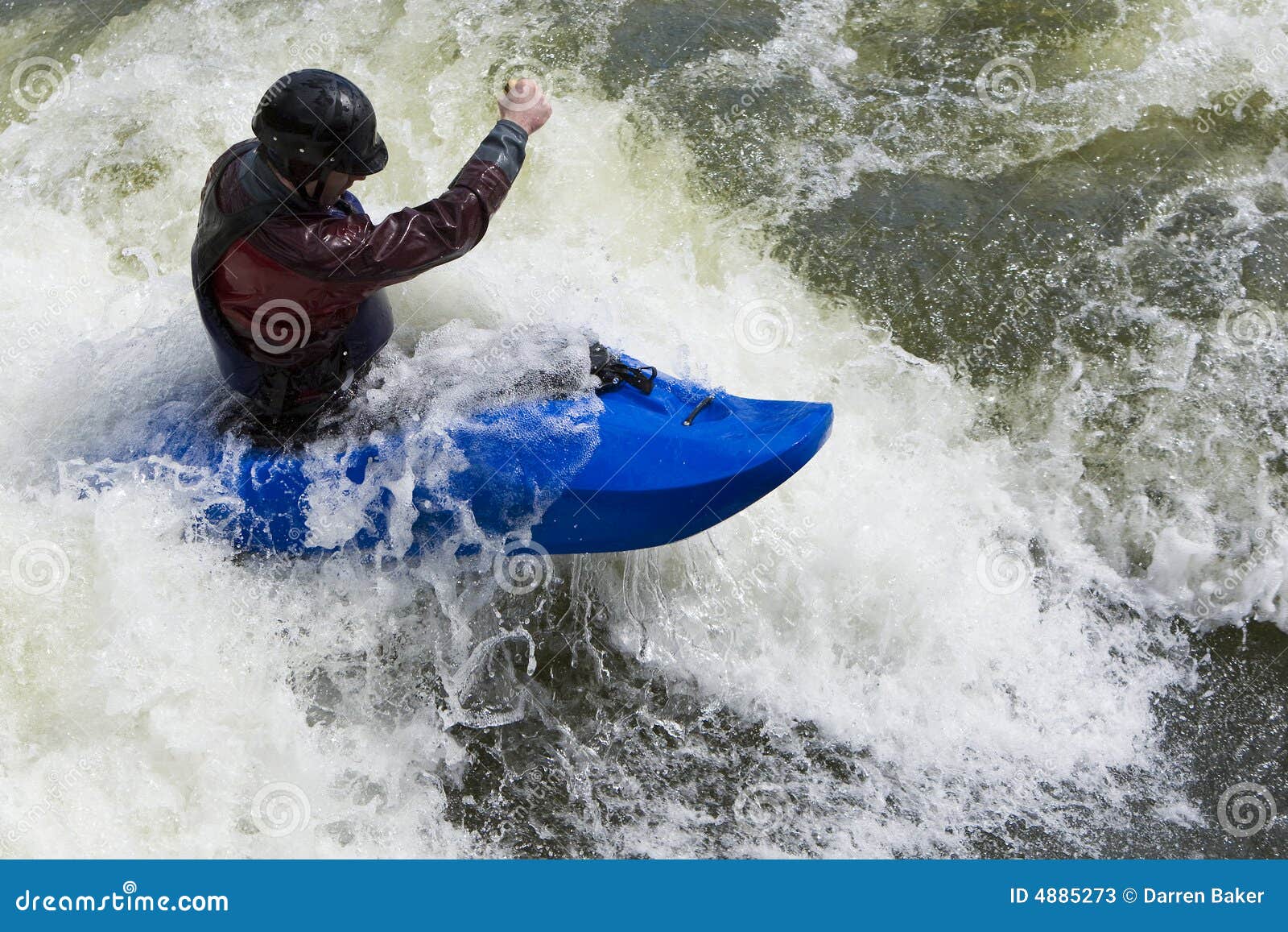 El Practicar Surf De Whitewater Imagen de archivo - Imagen de extremo ...