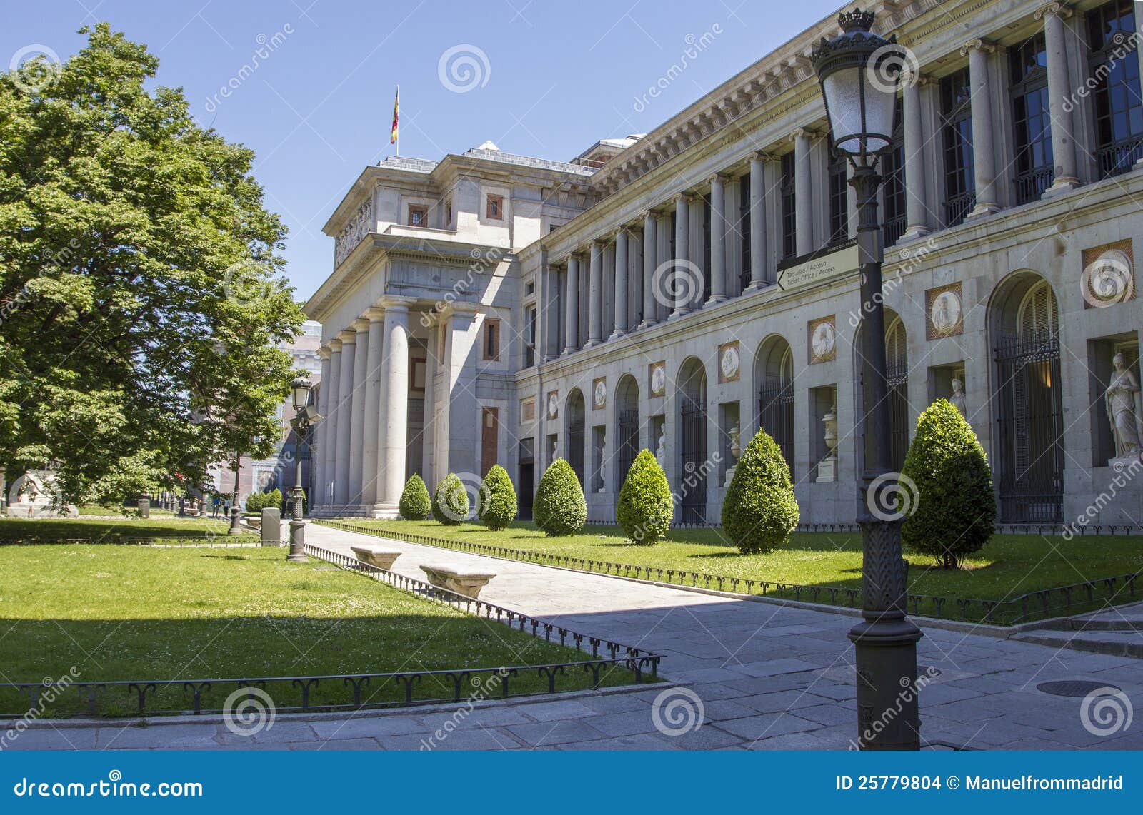 El Prado Museum stock photo. Image of madrid, historic - 25779804