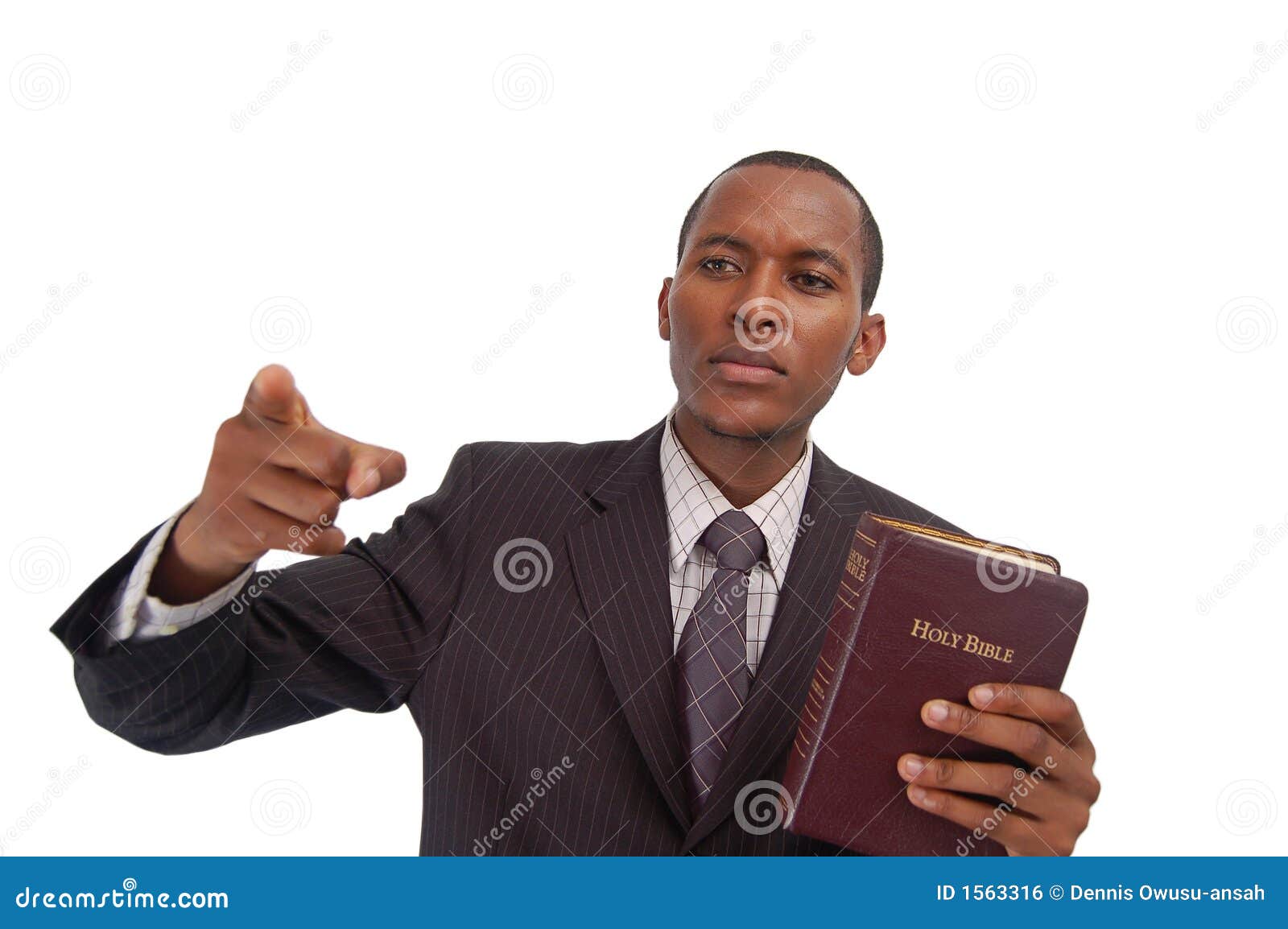 El predicador foto de archivo. Imagen de africano, hombre - 1563316