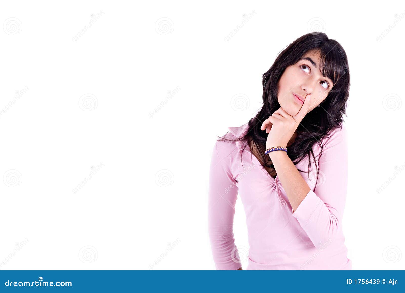 El preguntarse imagen de archivo. Imagen de brazo, expresivo - 1756439