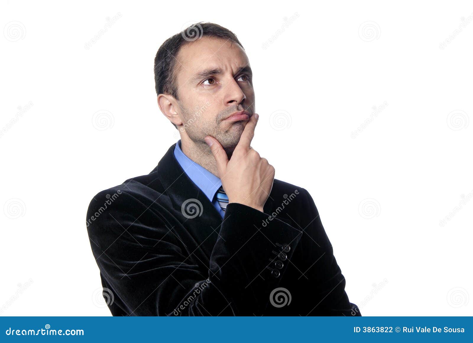 El preguntarse foto de archivo. Imagen de cara, adulto - 3863822