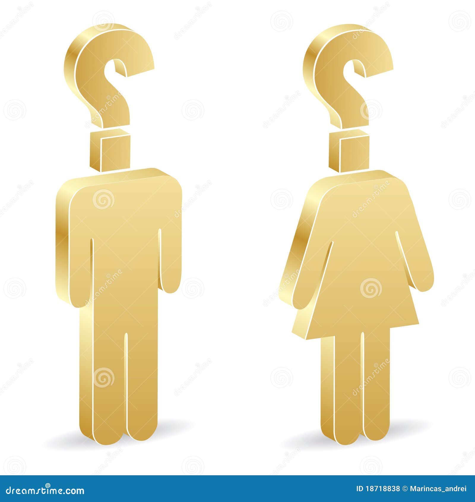 El preguntarse de la gente ilustración del vector. Ilustración de ...