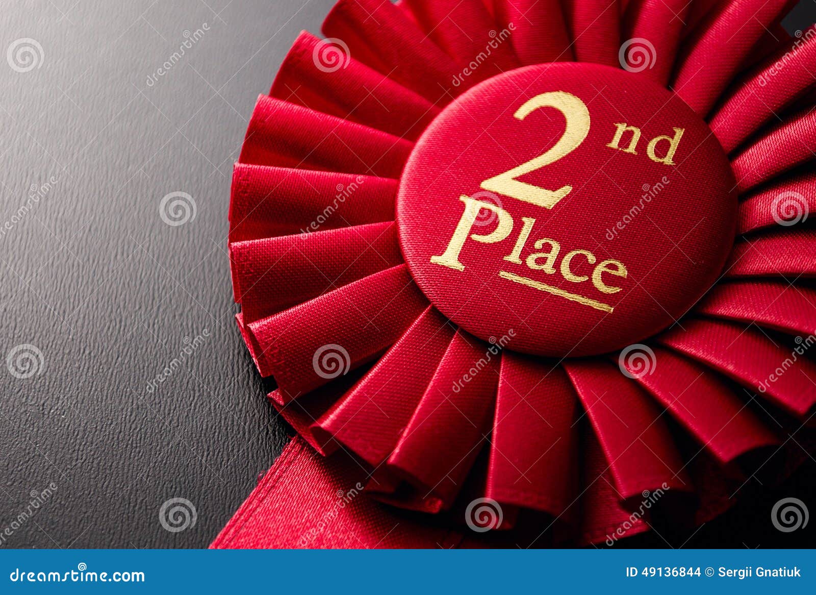 El Premio Para El Segundo Lugar Foto de archivo - Imagen de triunfo ...