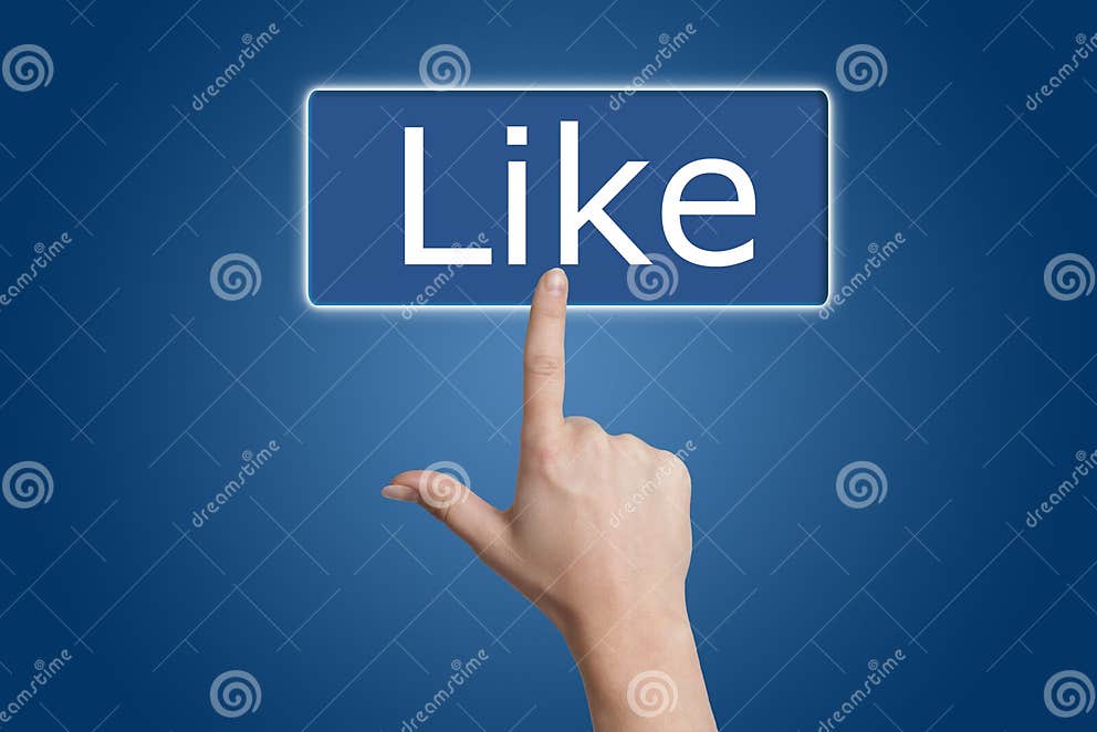 El presionar como el botón stock de ilustración. Ilustración de elegir ...