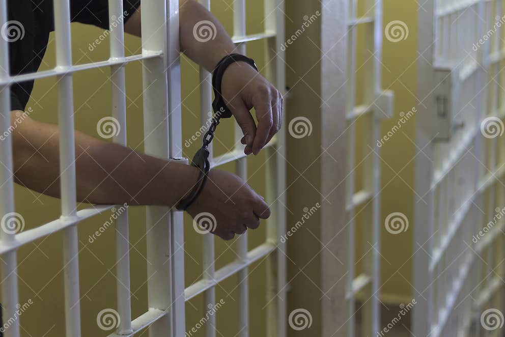 El preso imagen de archivo. Imagen de triste, violencia - 33694999