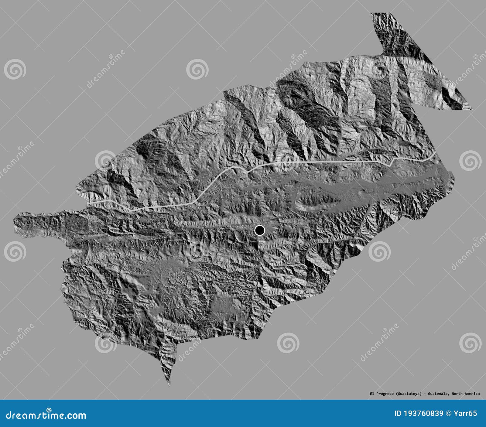 El Progreso, Department of Guatemala, on Solid. Bilevel Stock ...