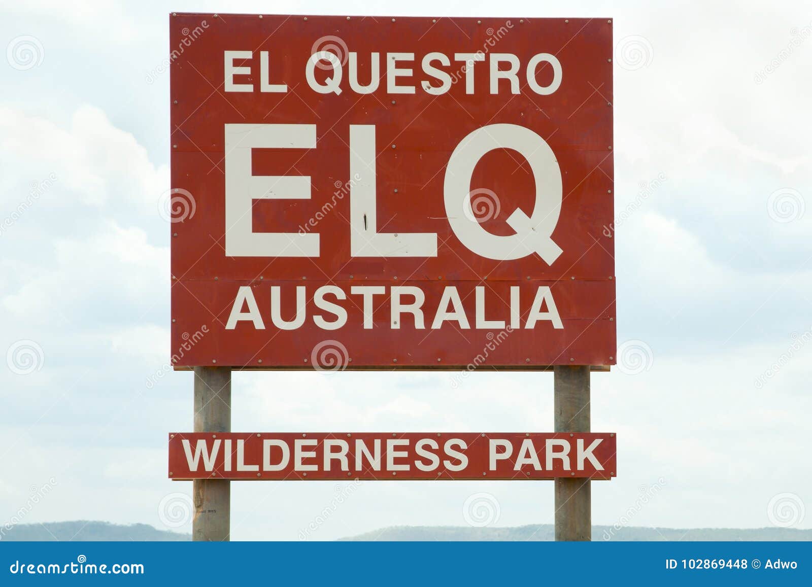 El Questro Sign - Kimberley Stock Photo - Image of western, park: 102869448