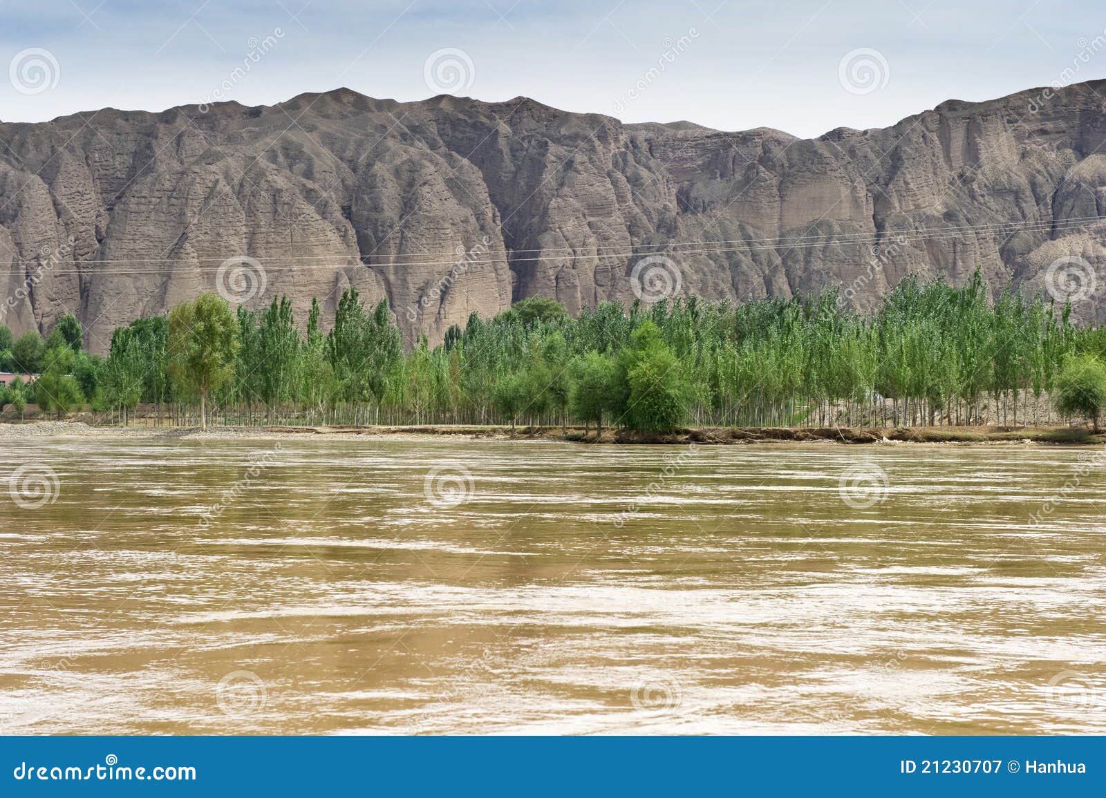 El río Amarillo imagen de archivo. Imagen de sedimento - 21230707