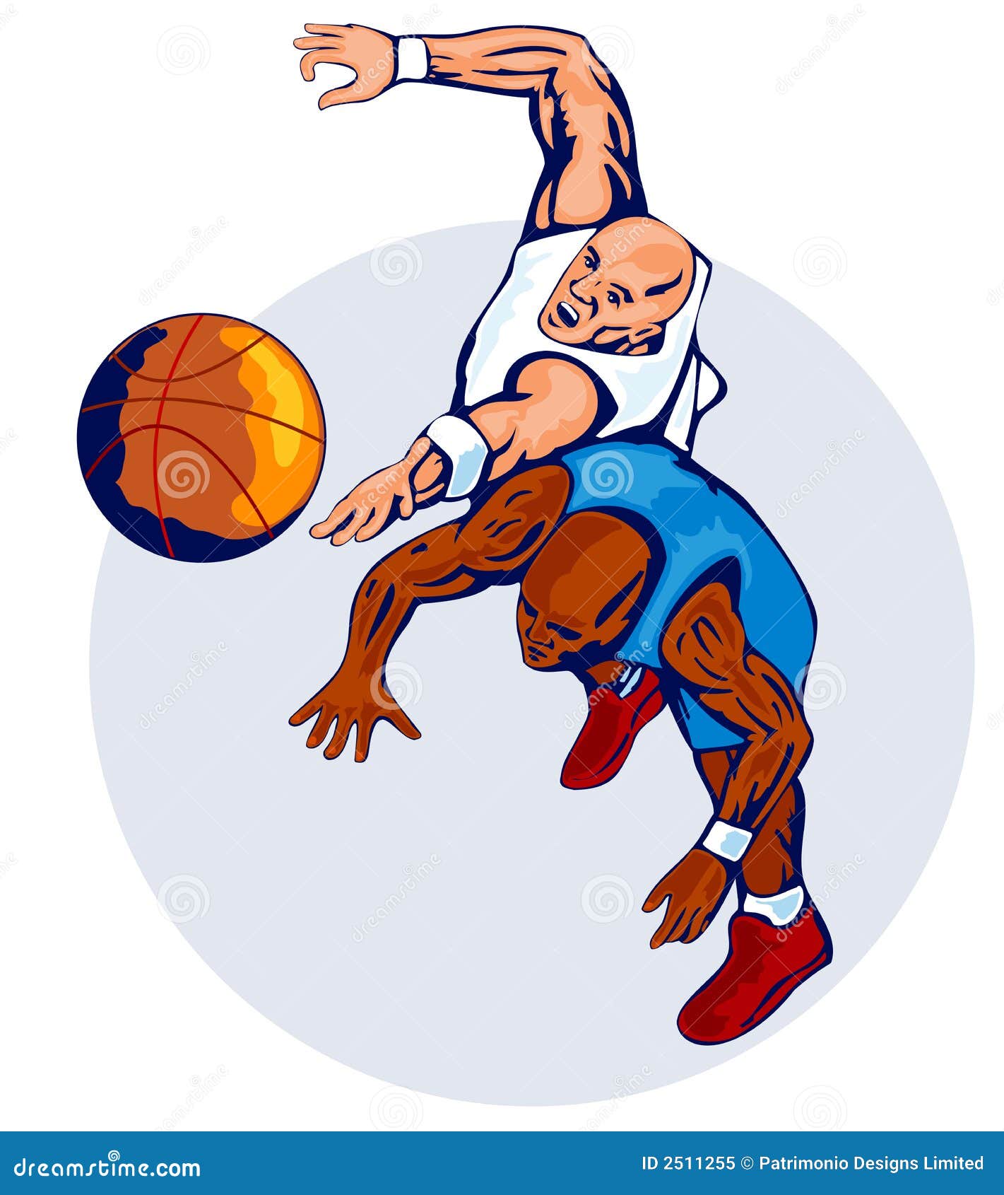 El Rebotar Del Jugador De Básquet Foto de archivo libre de regalías ...