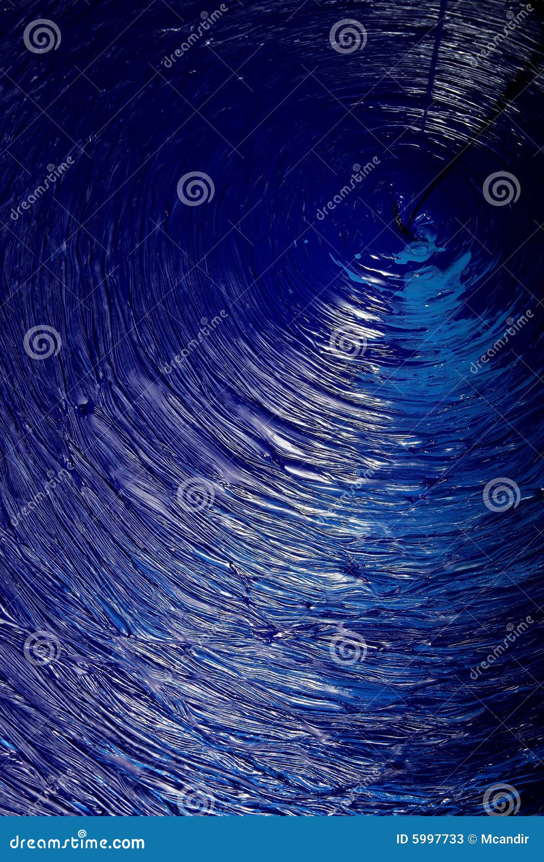 El Remolinar Azul Del Tinte Imagen de archivo - Imagen de pintura ...