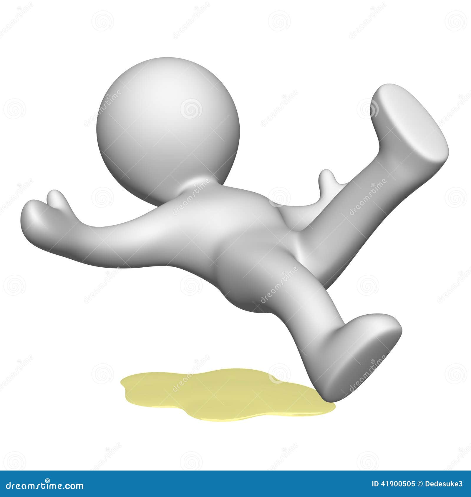 El Resbalón Y La Caída Stock de ilustración - Imagen: 41900505
