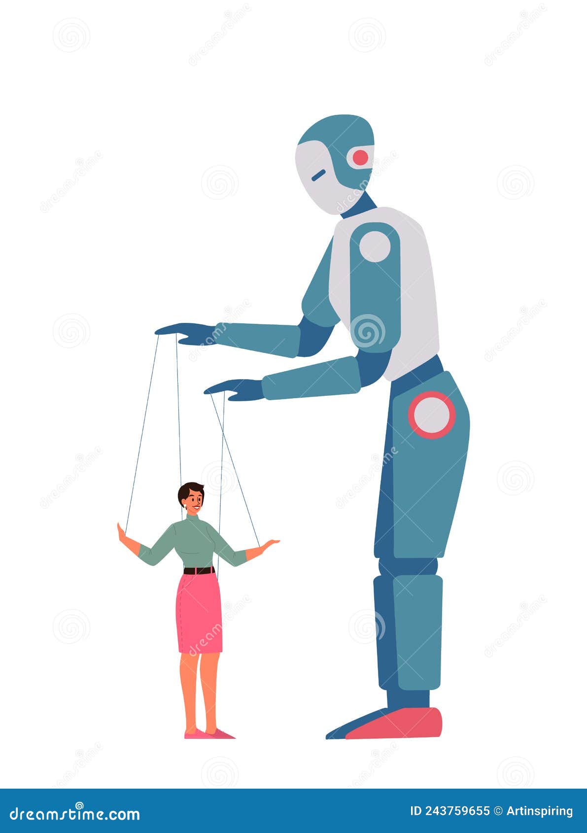 El Robot Reemplaza Al Humano En La Oficina. Idea De Inteligencia ... El Robot Reemplaza Al Humano En La Oficina. Idea De Inteligencia ...