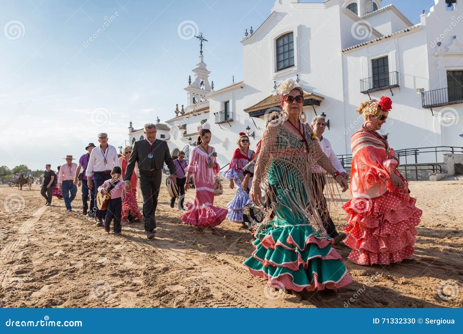 EL ROCIO, ANDALUSIA, SPAGNA - 22 Maggio: Romeria Immagine Editoriale - Immagine di ateo, partito ...