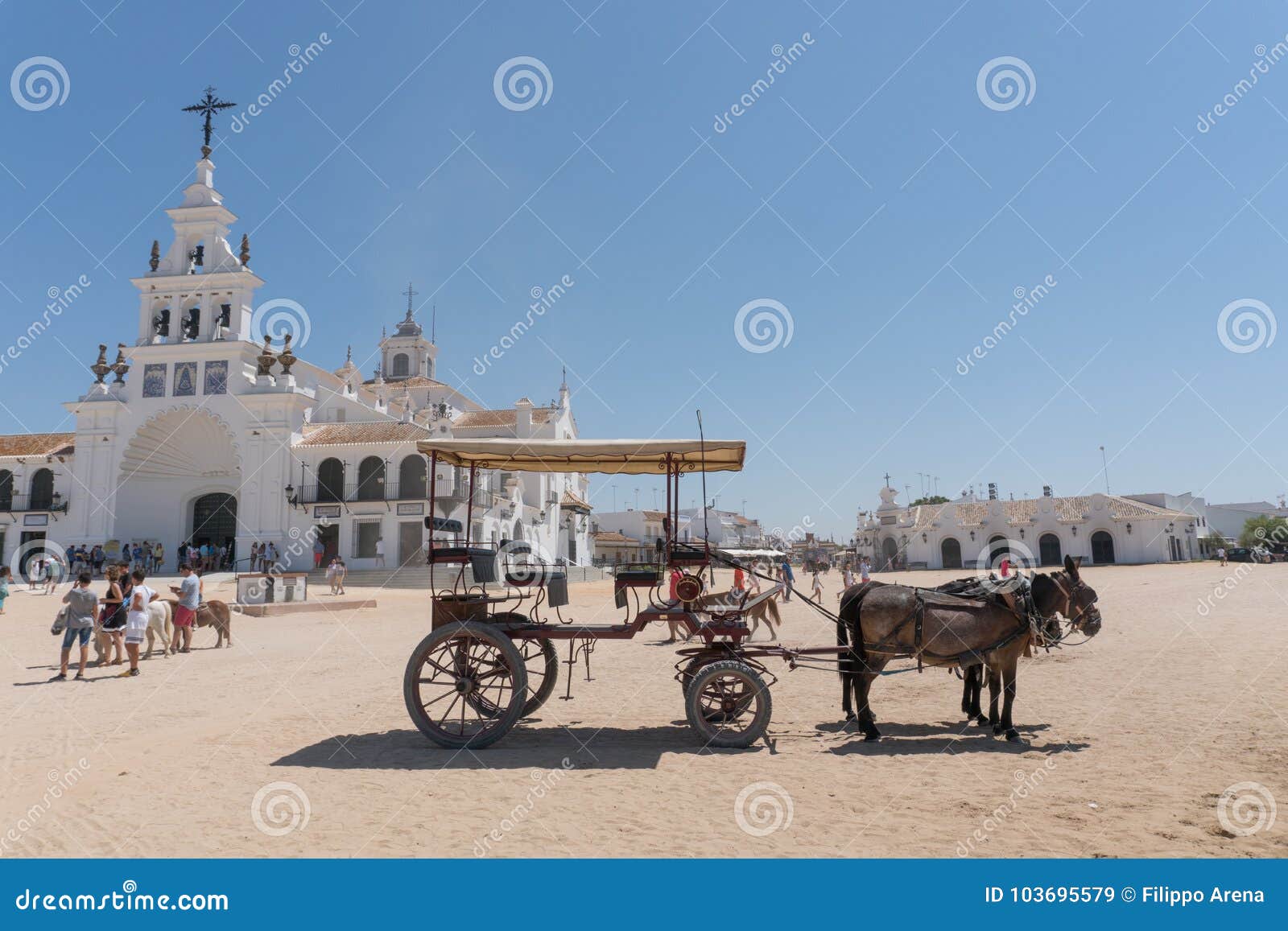 EL Rocio Spain image stock éditorial. Image du consacré - 103695579