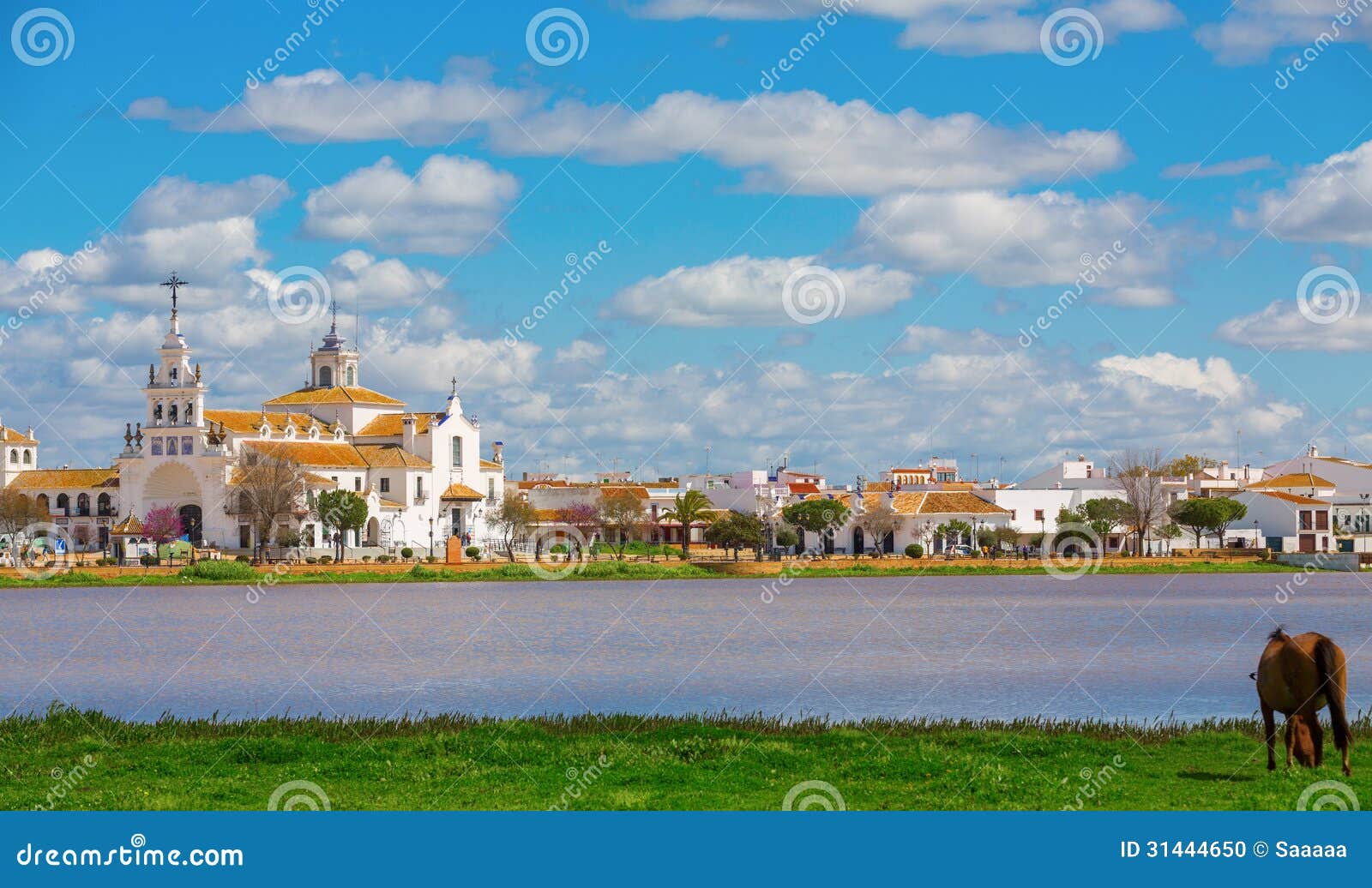 El Rocio stock photo. Image of festival, ornate, architecture - 31444650