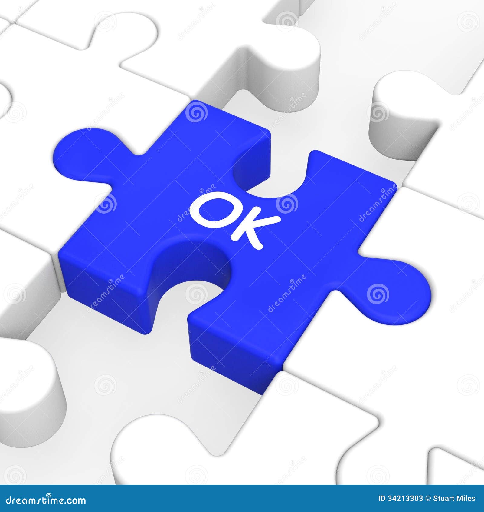 El Rompecabezas Aceptable Muestra Aceptable Correcto Aprobado O ...