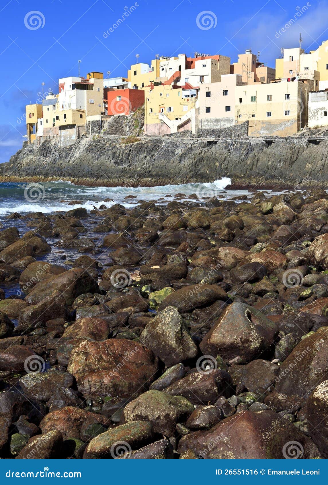 EL Roque De San Felipe, Gran Canaria Photo stock - Image du coloré ...