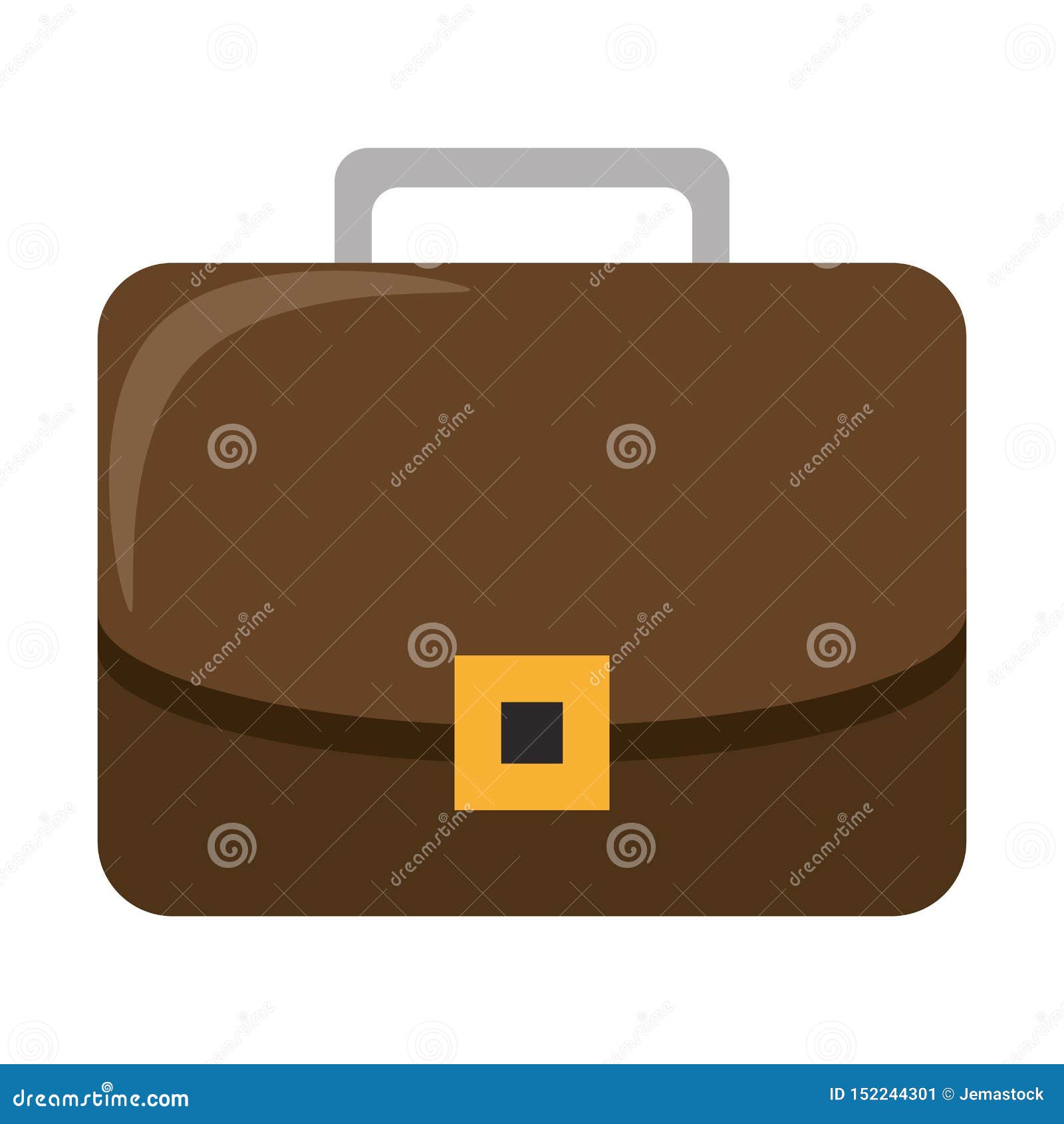 El S?mbolo De La Cartera Del Negocio Aisl? Ilustración del Vector ...