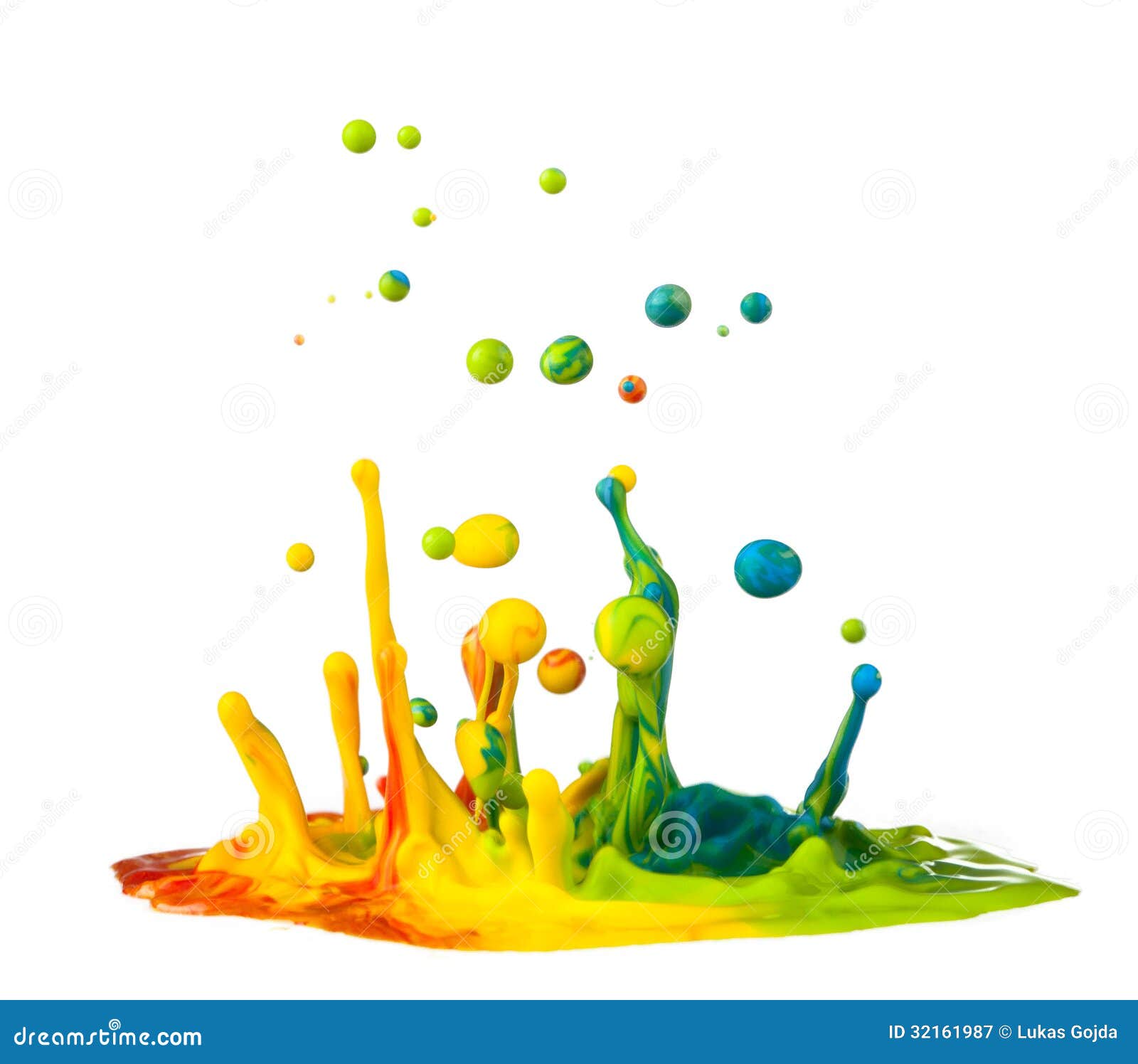 El Salpicar Colorido De La Pintura Imagen de archivo - Imagen de tinte ...