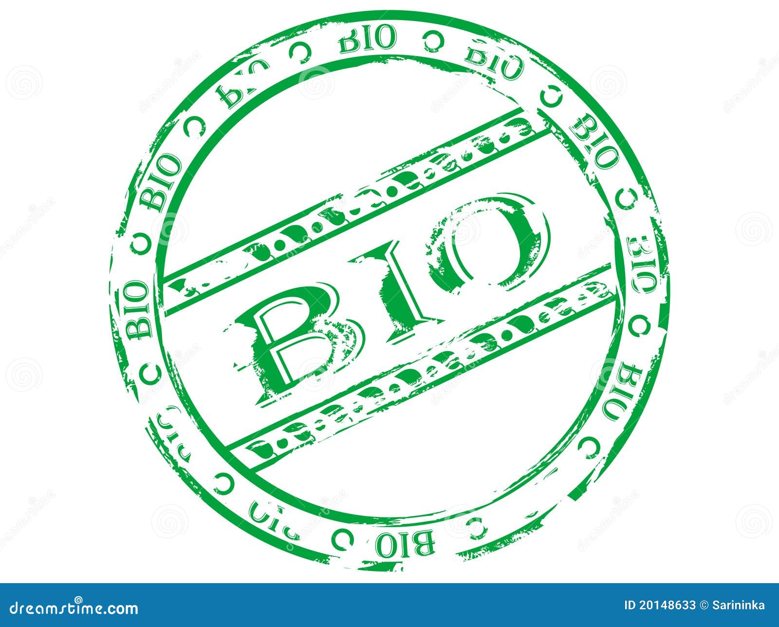 El sello bio ilustración del vector. Ilustración de hoja - 20148633