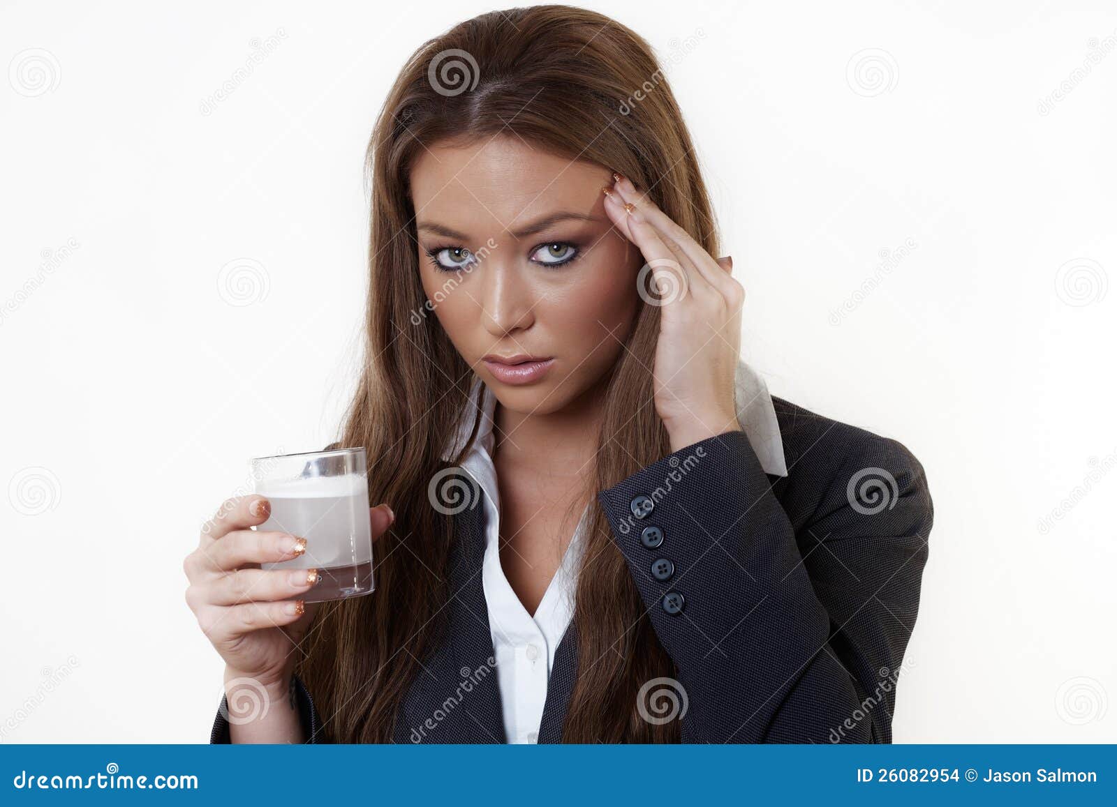 El sentirse mal foto de archivo. Imagen de ojos, ejecutivo - 26082954