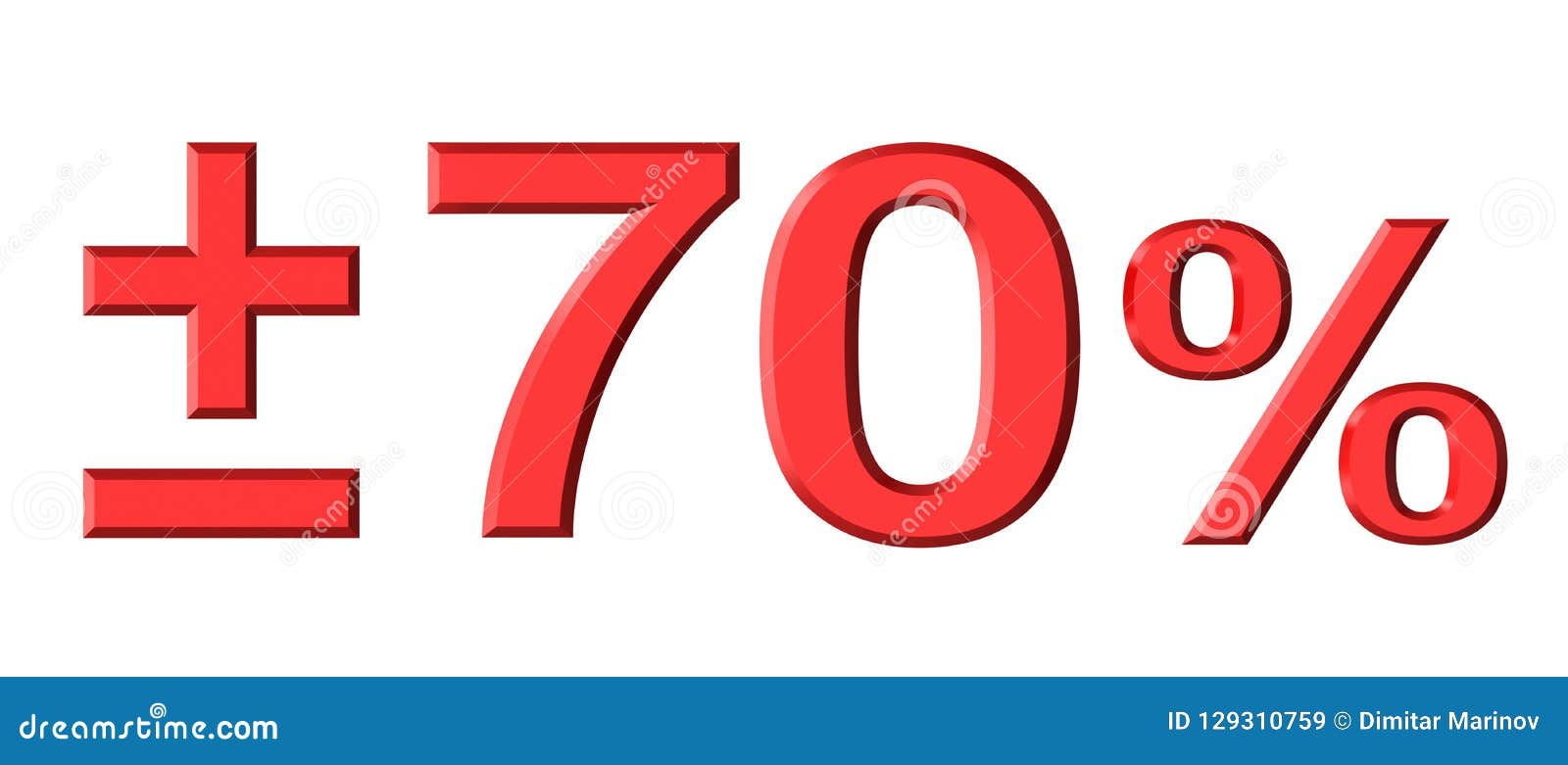 El setenta por ciento stock de ilustración. Ilustración de venta ...