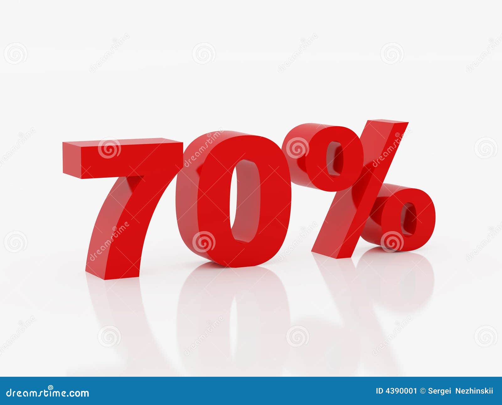 El Setenta Por Ciento De Color Rojo Stock de ilustración - Ilustración ...