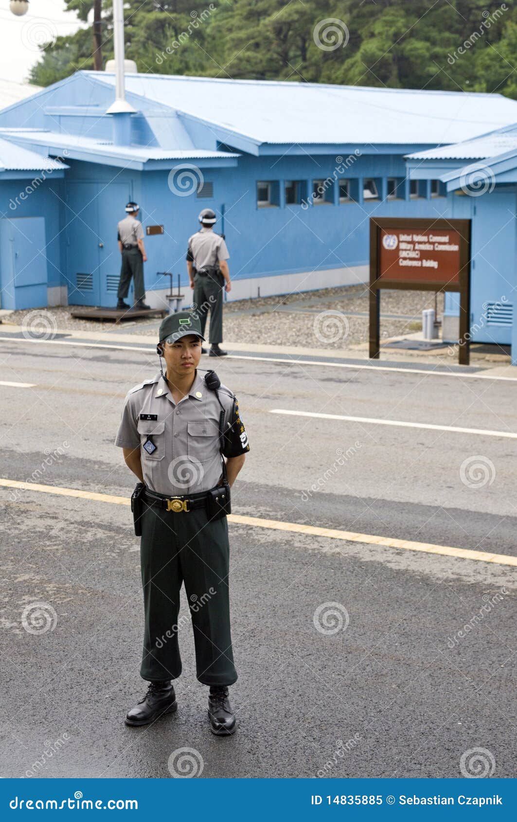 El Sur Corea de JSA (DMZ) imagen editorial. Imagen de chispas - 14835885