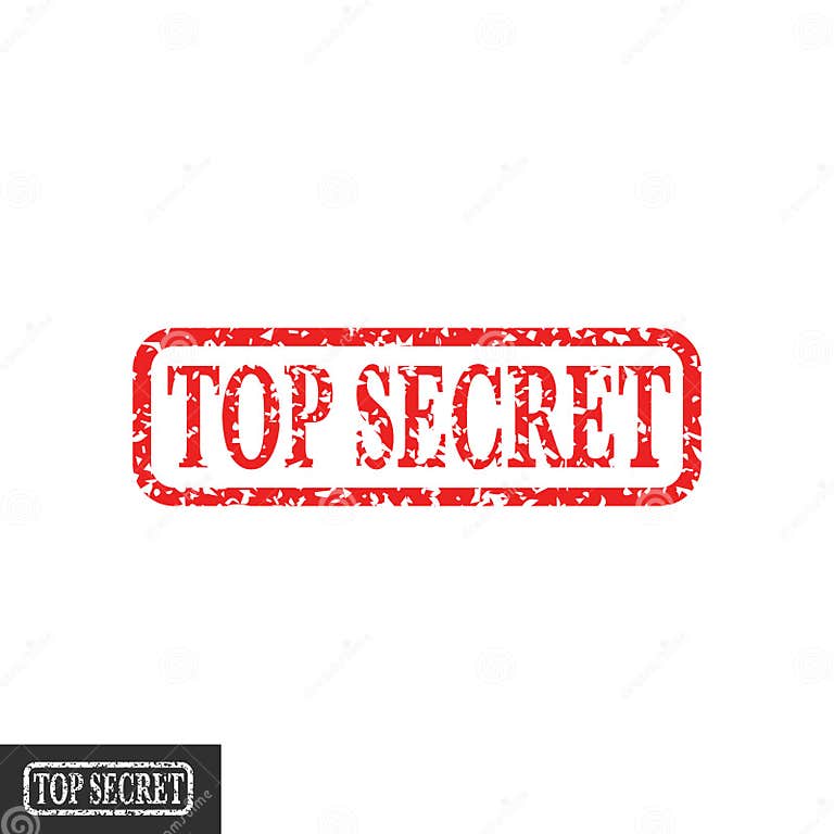 El Símbolo De Alto Secreto Del Vector Del Sello, Diseño Retro Sucio De ... El Símbolo De Alto Secreto Del Vector Del Sello, Diseño Retro Sucio De ...