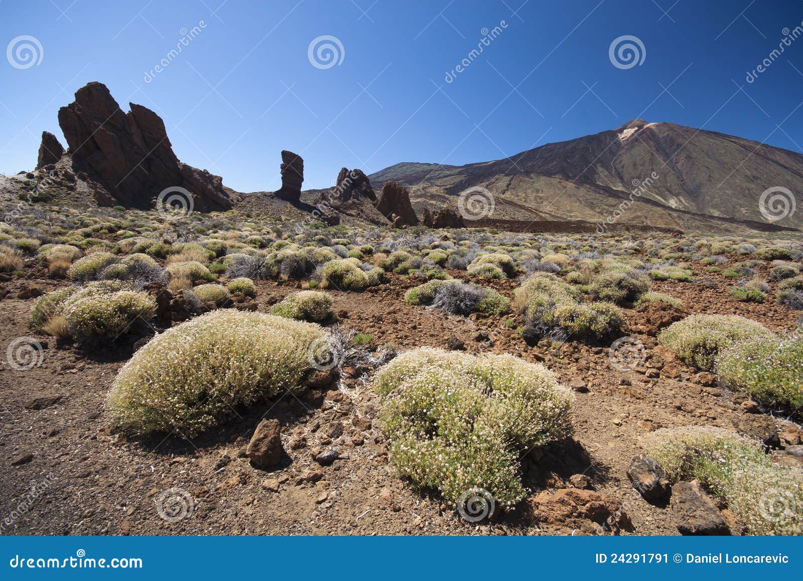 El Teide volcano landscape stock image. Image of clear - 24291791