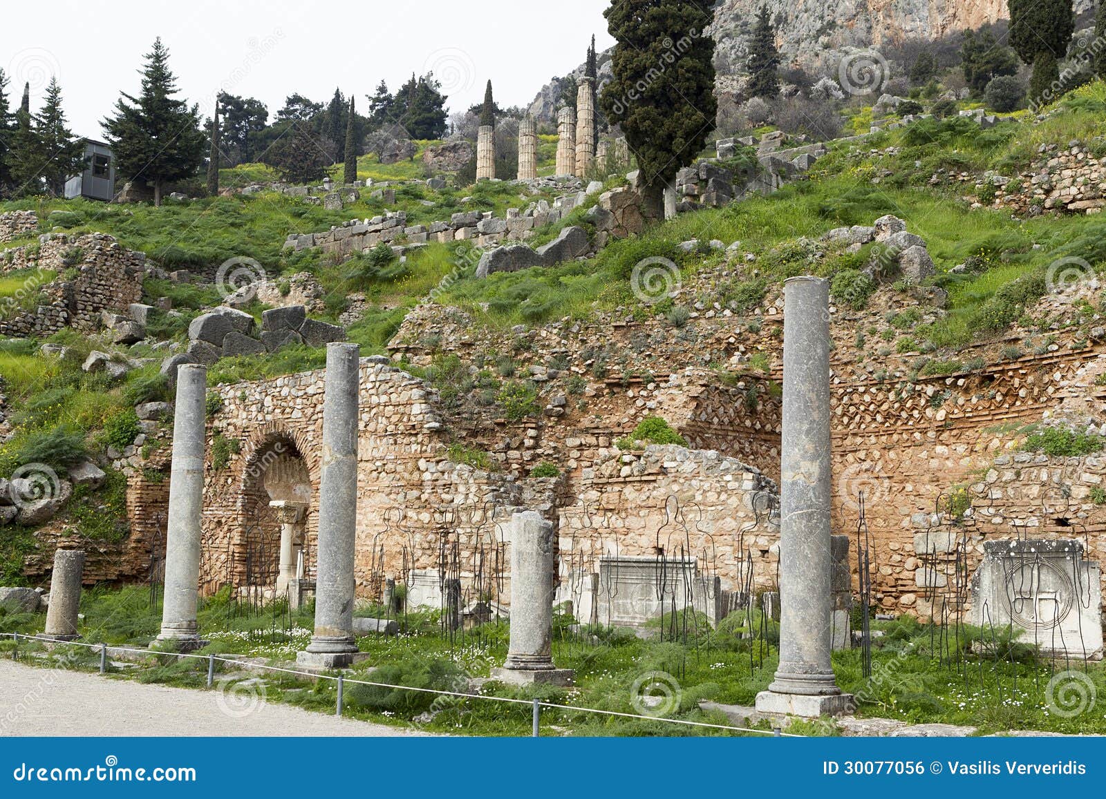 El templo de Apolo foto de archivo. Imagen de cultura - 30077056